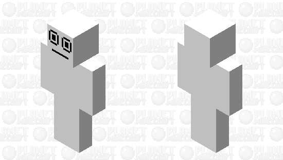 Surprised Face Minecraft Skin