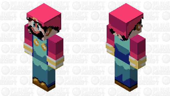Mario Minecraft Skin