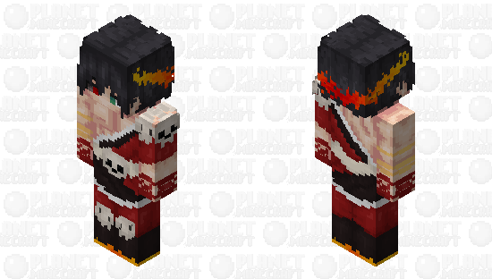 Zagreus from Hades Minecraft Skin