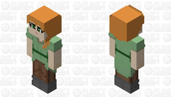 Alex HD Minecraft Skin