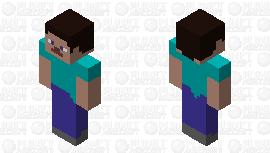 Simple Steve bedrock Minecraft Skin