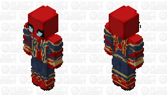 Iron Spiderman Skin Minecraft Skin