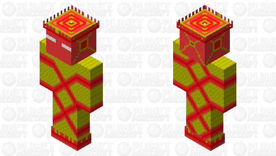 Fire/Gold King Minecraft Skin