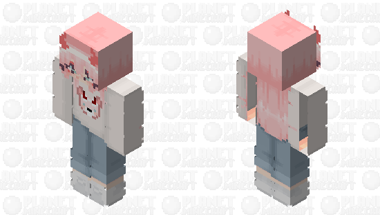 Casual zero two Minecraft Skin