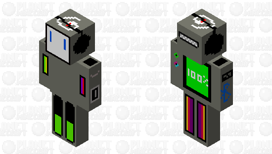 advanced bot skin Minecraft Skin