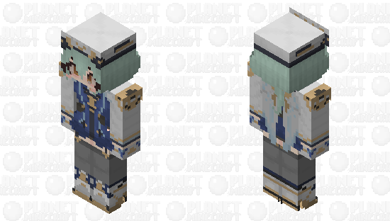 sucrose genshin impact Minecraft Skin