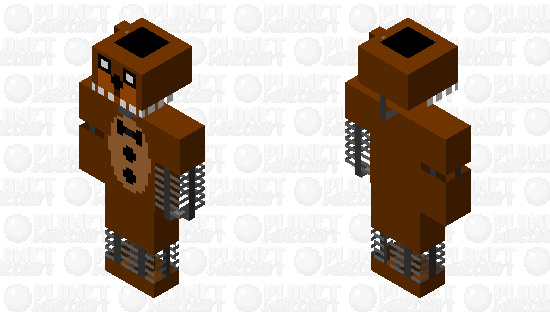 Ignited Freddy [HD] Minecraft Skin