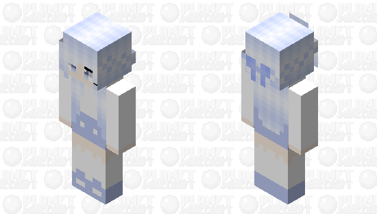 Icey blue girl Minecraft Skin