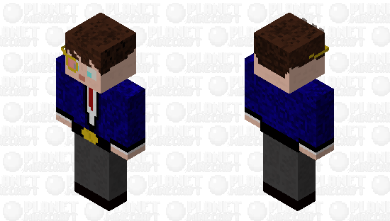 businessman with monocle Minecraft Skin