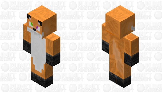 cute fox Minecraft Skin