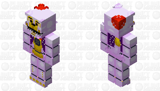 Funtime Spring Foxy HD Minecraft Skin