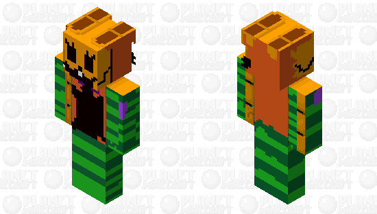 Pumpkin rabbit Minecraft Skin