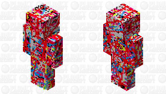 colorful Minecraft Skin