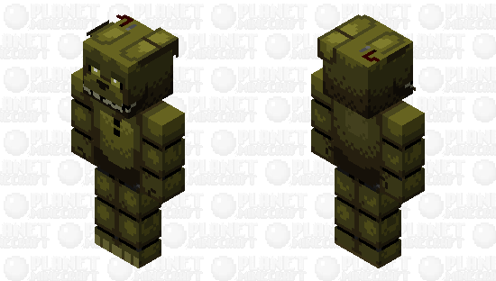 HD In the Flesh Springtrap Minecraft Skin