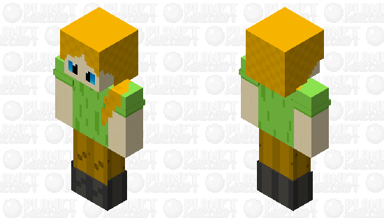 alex and the dragon Minecraft Skin