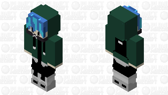 ME AS SOFT PICO( PART OF THE GREEN) Minecraft Skin