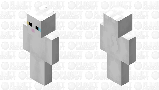 Minecraft White Cat Minecraft Skin