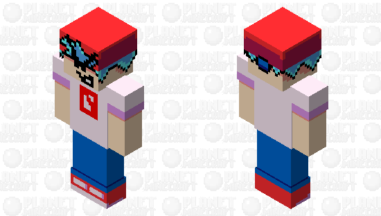 Boyfriend FNF Minecraft Skin