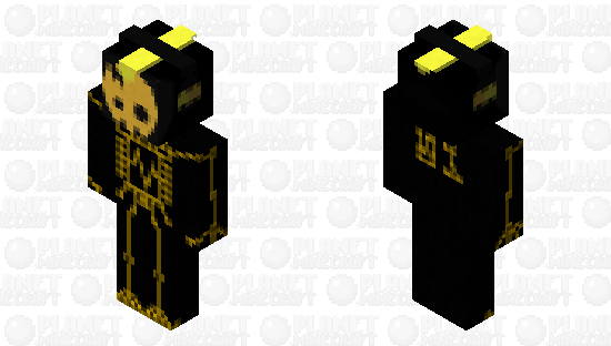 (256x) Zero_One - The Living Tombstone Minecraft Skin