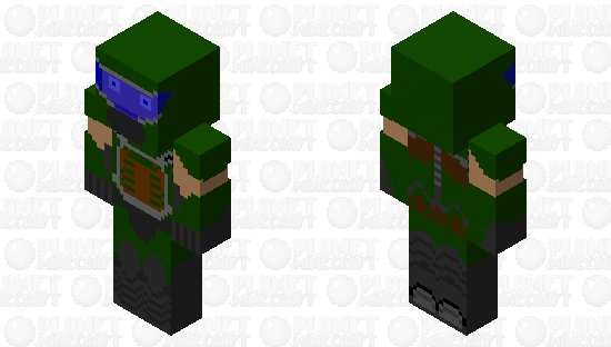Doomslayer doom eternal Minecraft Skin