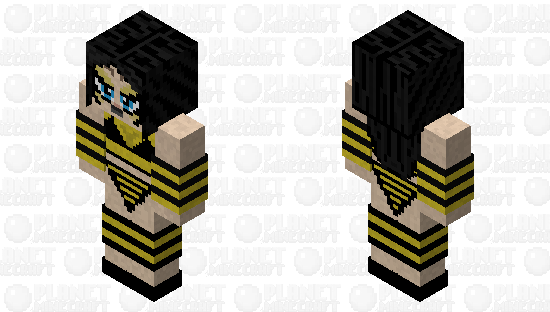 raz berry’s bee look Minecraft Skin