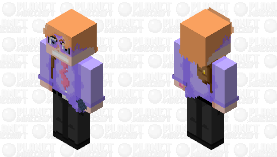 Angry Senpai (FNF) Minecraft Skin