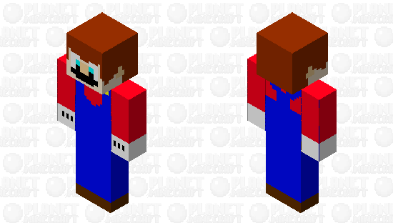 Super Mario with out his cap Minecraft Skin