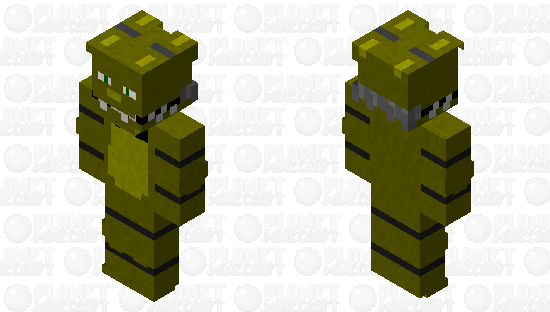 Fixed Springtrap Minecraft Skin