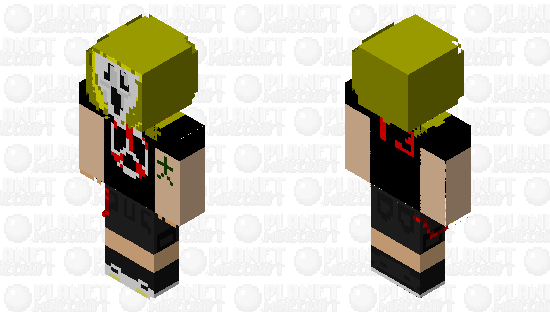 Me V3 25th anniversary gold Ghostface mask Minecraft Skin