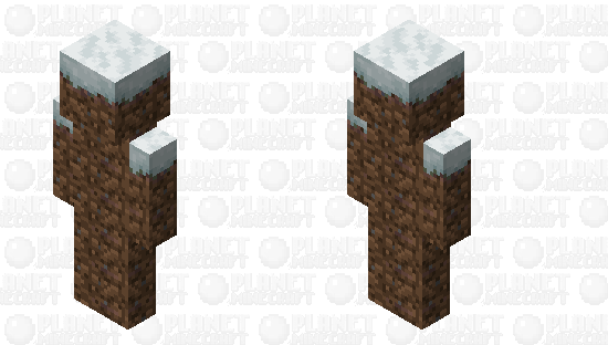 Snowy Grass Minecraft Skin