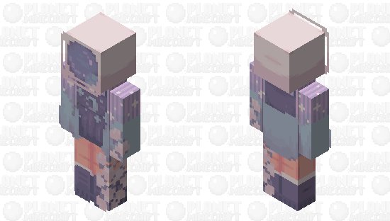 Space girl Minecraft Skin