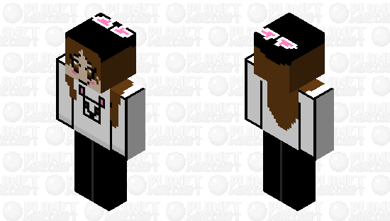 panda girl Minecraft Skin