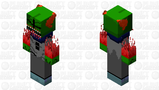 Tricky without his mask Minecraft Skin