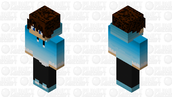 Fade blue (Male Skin) Minecraft Skin