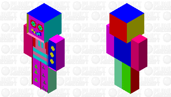 Spam (YuM!) Glitch Minecraft Skin