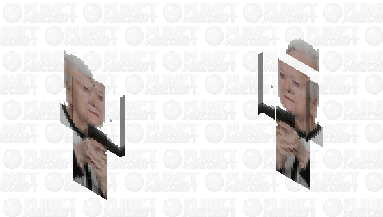 grandma with gun meme Minecraft Skin