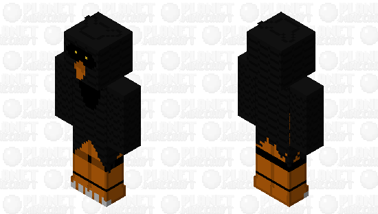 Black bird Minecraft Skin