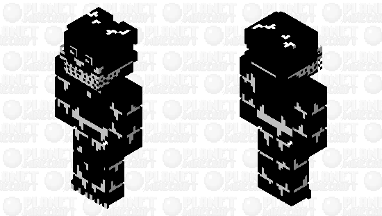 Shadow Demented Springbonnie Minecraft Skin