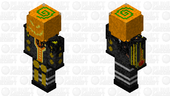 Jack O'Lantern man Minecraft Skin