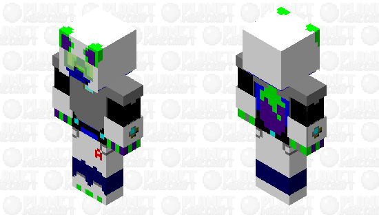 Winter armor 3.0 with helmet Minecraft Skin