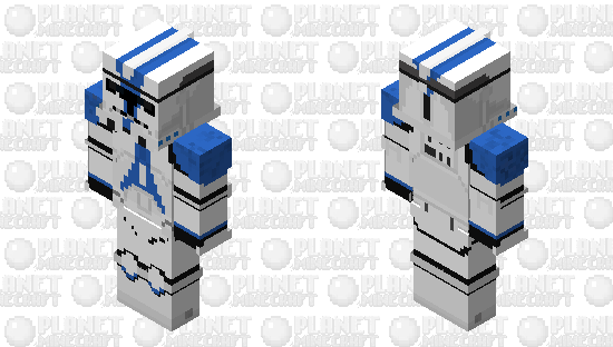 501st Legion Clone Trooper Minecraft Skin