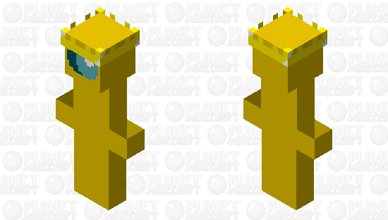 among us (gold with crown) Minecraft Skin