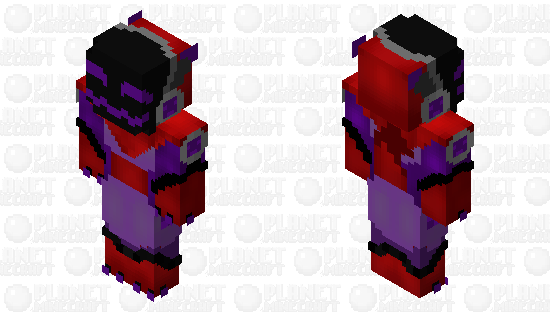 Thorium Protogen Minecraft Skin