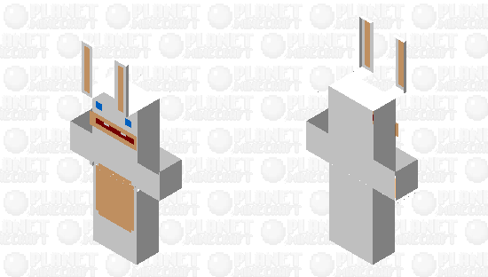 Lapin crétin Minecraft Skin