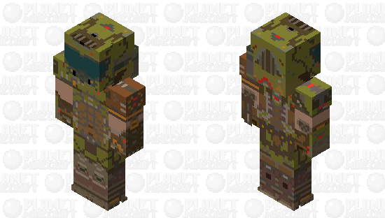 Doom Eternal Slayer (Solid Visor) HD Skin Minecraft Skin