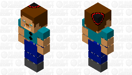 stylized animatronic steve Minecraft Skin