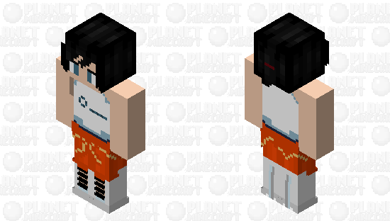 Portal 2 Chell Minecraft Skin