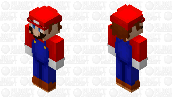 Mario Minecraft Skin