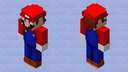 Mario Steve Minecraft Skin
