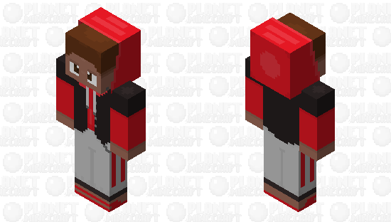 another person in my red n black set! Minecraft Skin